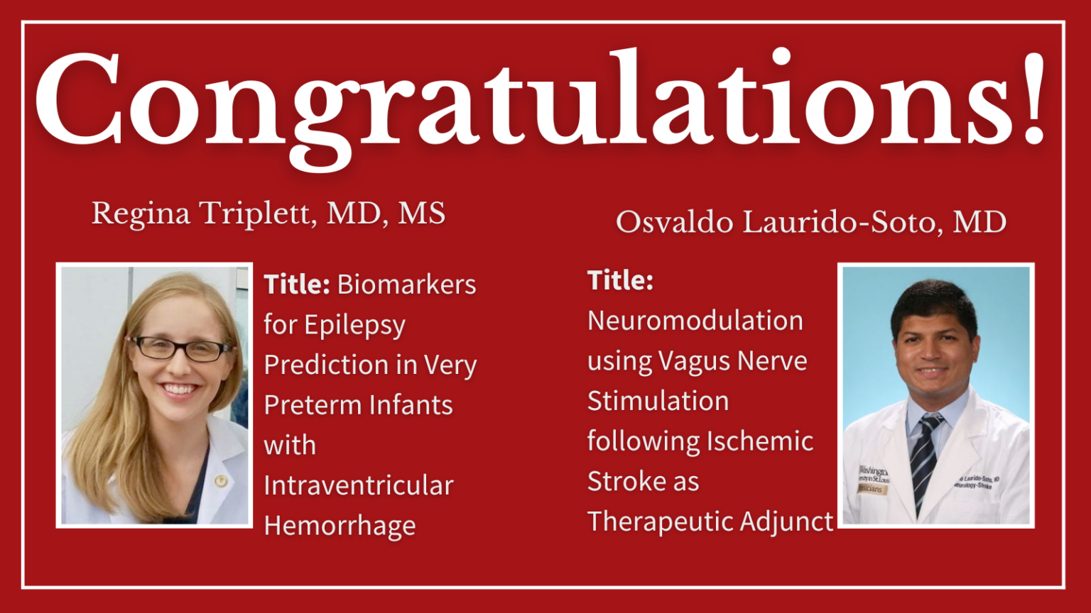 ICTS Announces 2023-2024 CTRFP Awardees | Neurology | Washington ...